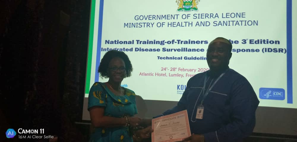 National Training-of-Trainers on the 3rd Edition Integrated Disease Surveillance and Response ...