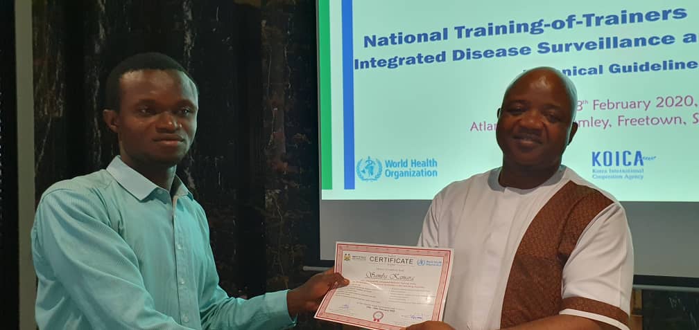 National Training-of-Trainers on the 3rd Edition Integrated Disease Surveillance and Response ...