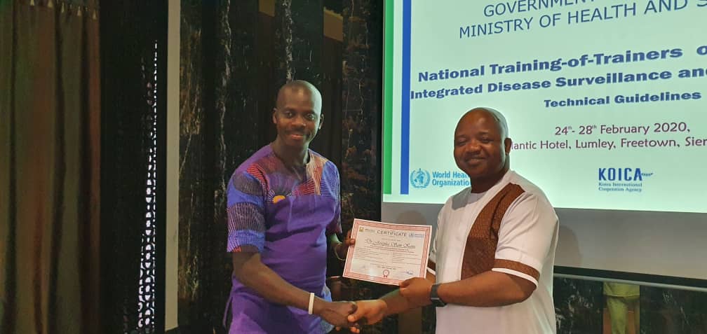 National Training-of-Trainers on the 3rd Edition Integrated Disease Surveillance and Response ...