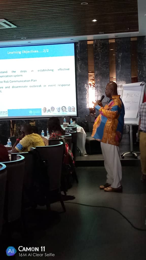 National Training-of-Trainers on the 3rd Edition Integrated Disease Surveillance and Response ...