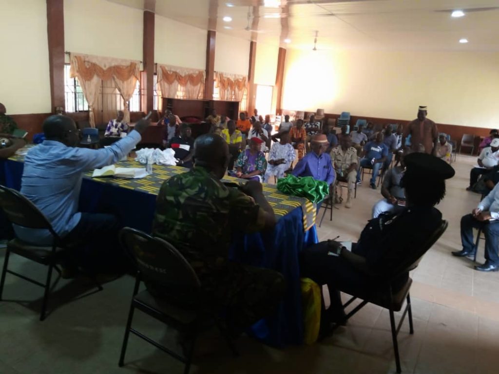 The establishment of Districts Emergency Operations Center and the ...