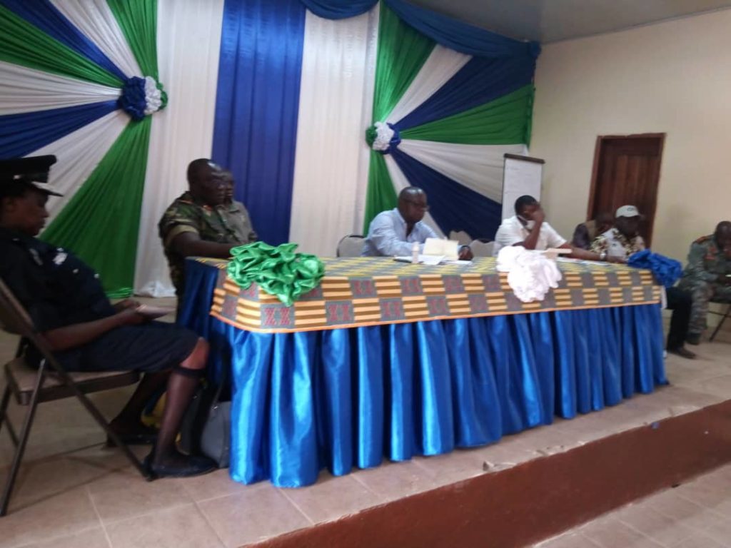 The establishment of Districts Emergency Operations Center and the ...